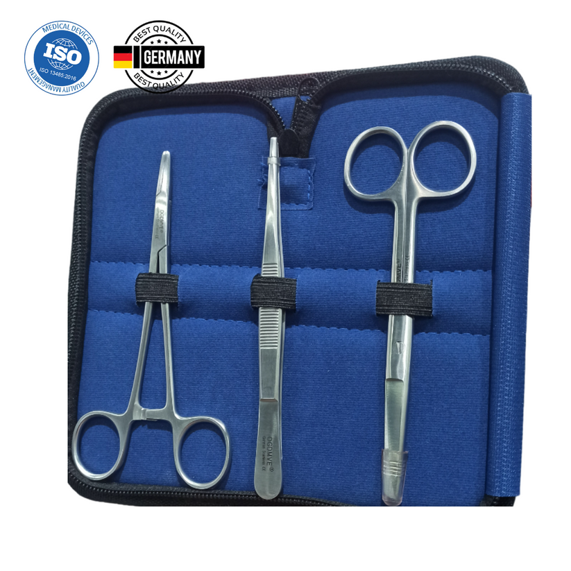 Set Sutura Cirugia 3pz Instrumental Quirurgico Acero Inoxidable Ogdmve ...
