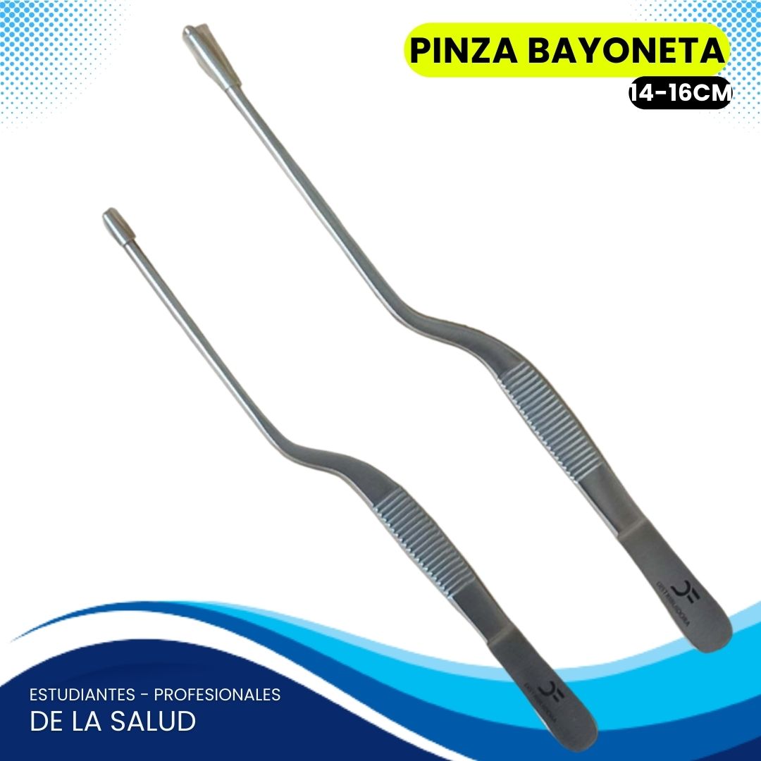Pinza bayoneta jansen Acero Inoxidable Ogdmve – OG DISTRIBUIDORA MEDICA